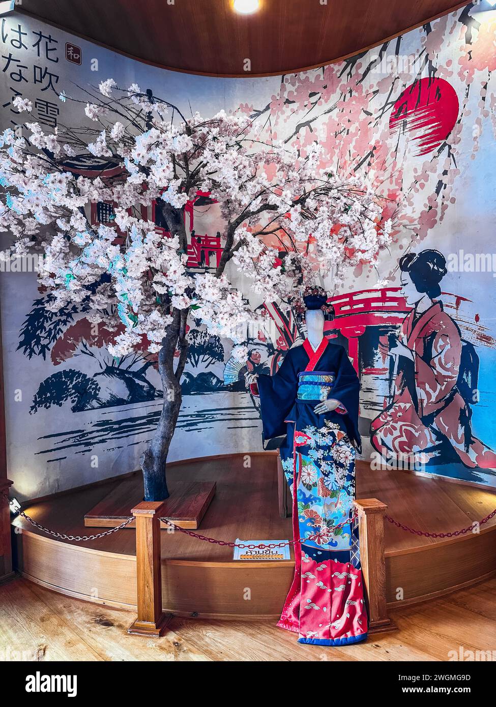 Japanese theme park Hinoki Land in Chai Prakan District, Chiang Mai ...