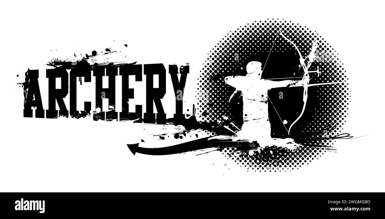 A vector illustration of Archery Banner Stock Vector Image & Art - Alamy