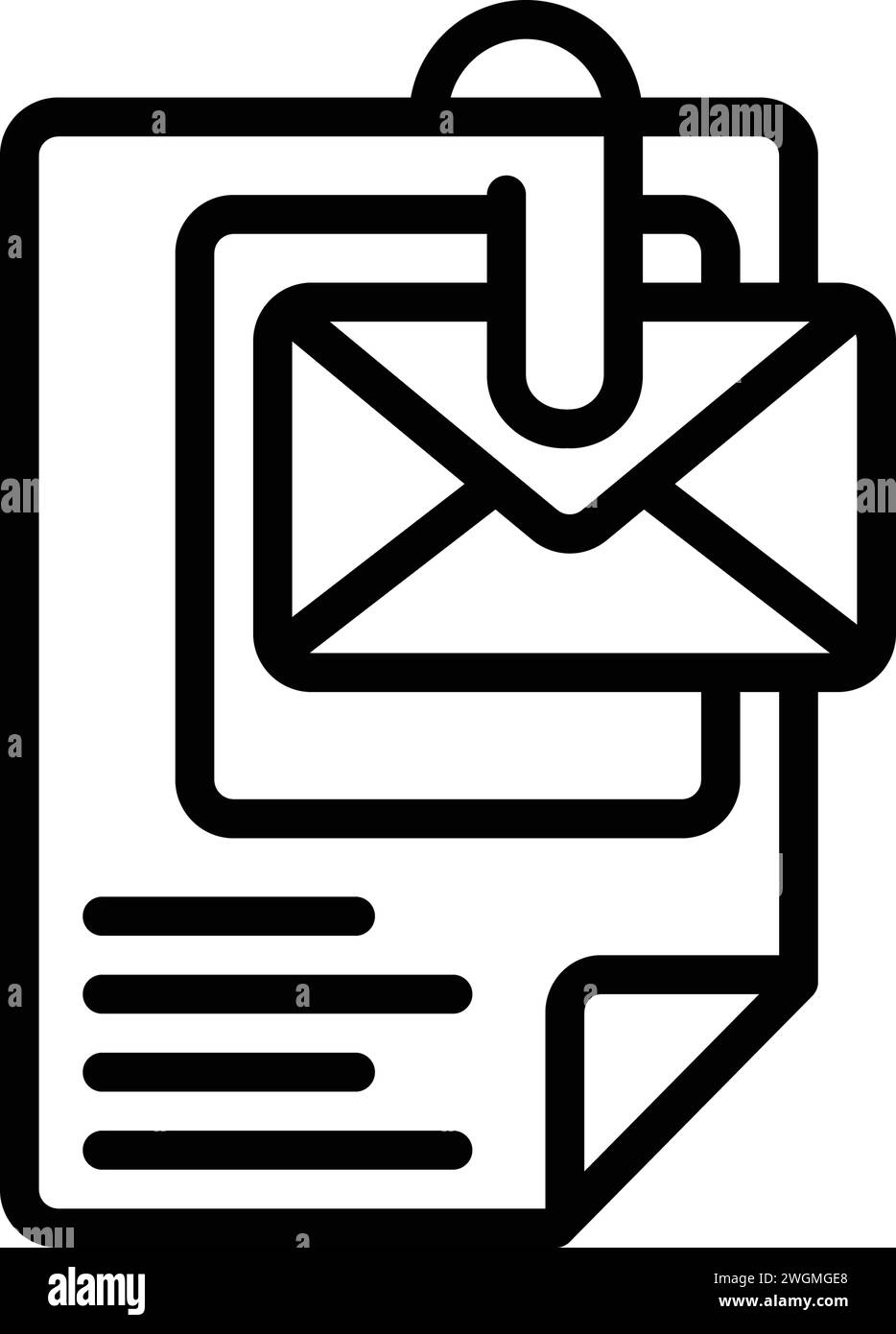 Attachments vector vectors Stock Vector Images - Alamy