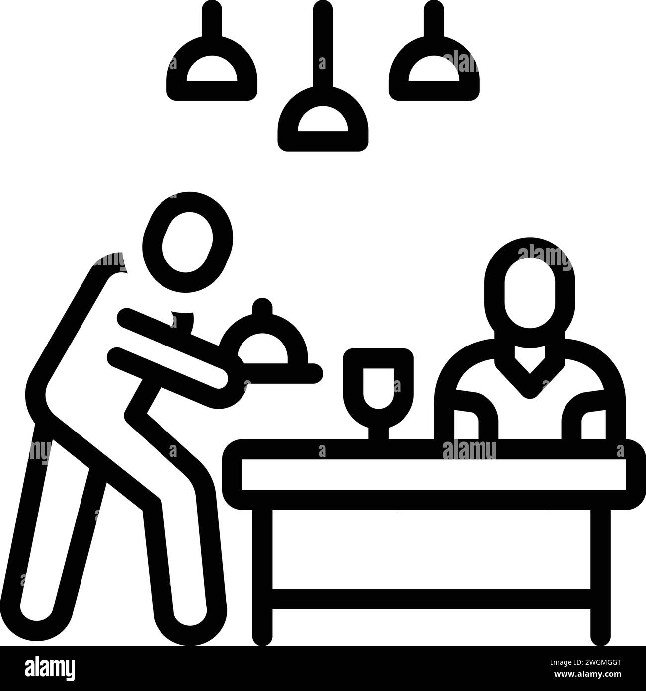 Hospitality symbol Stock Vector Images - Alamy