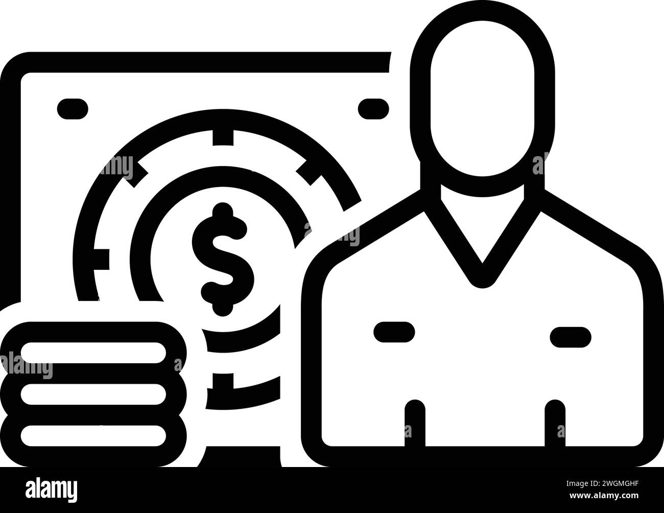 Treasurer vector vectors hi-res stock photography and images - Alamy