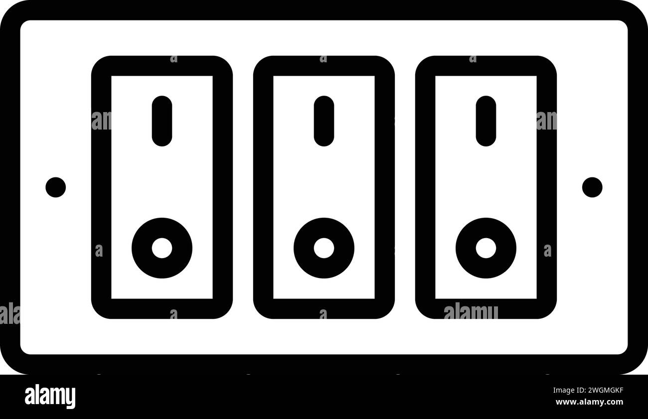 Power switches Stock Vector Images - Alamy