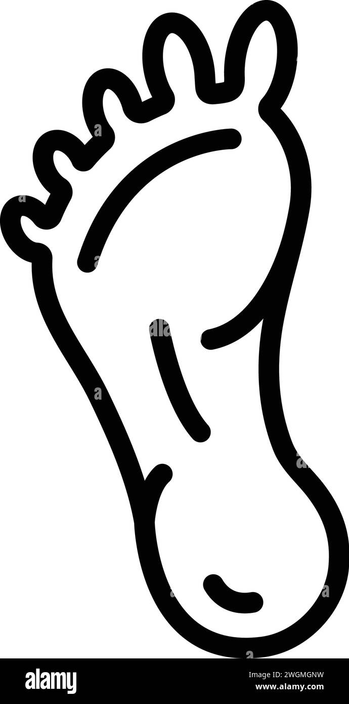 Icon for foot,footstep Stock Vector Image & Art - Alamy