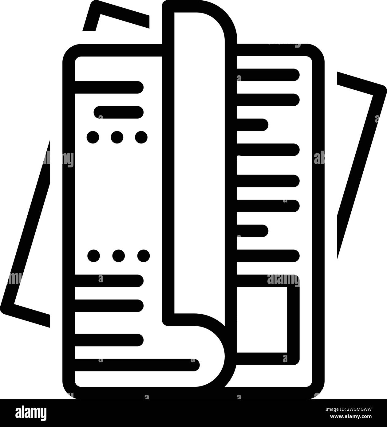 Mag vector Black and White Stock Photos & Images - Alamy