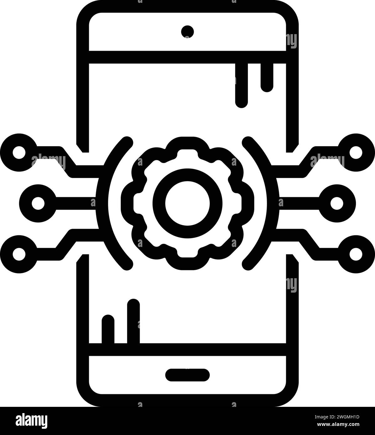 Automation logo Black and White Stock Photos & Images - Alamy