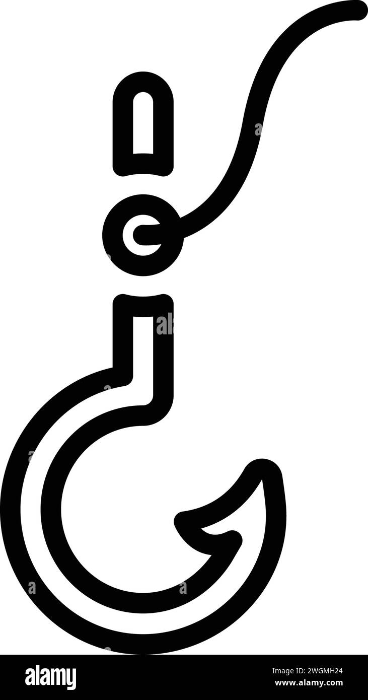Icon for hook; clip Stock Vector Image & Art - Alamy