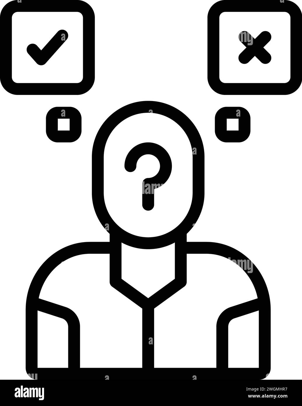 Because decided it Stock Vector Images - Alamy