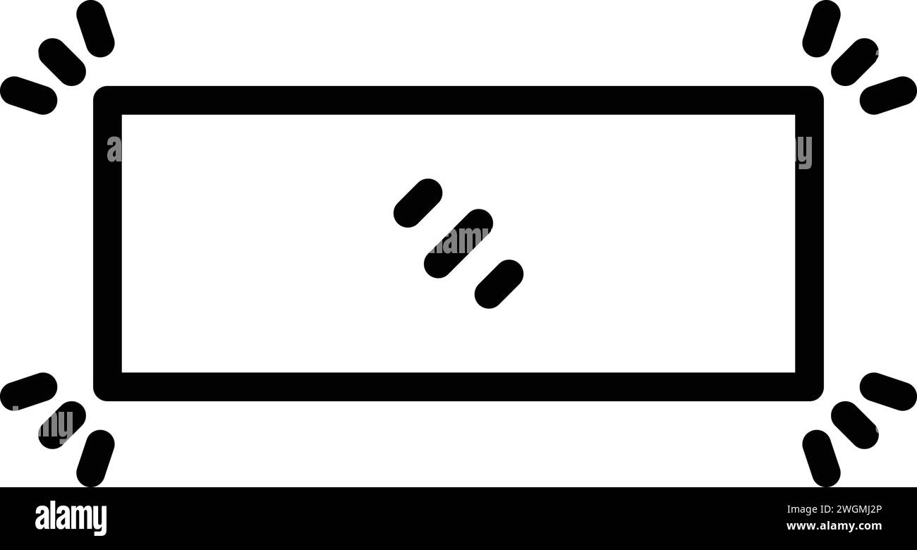 Icon for edges; border Stock Vector Image & Art - Alamy