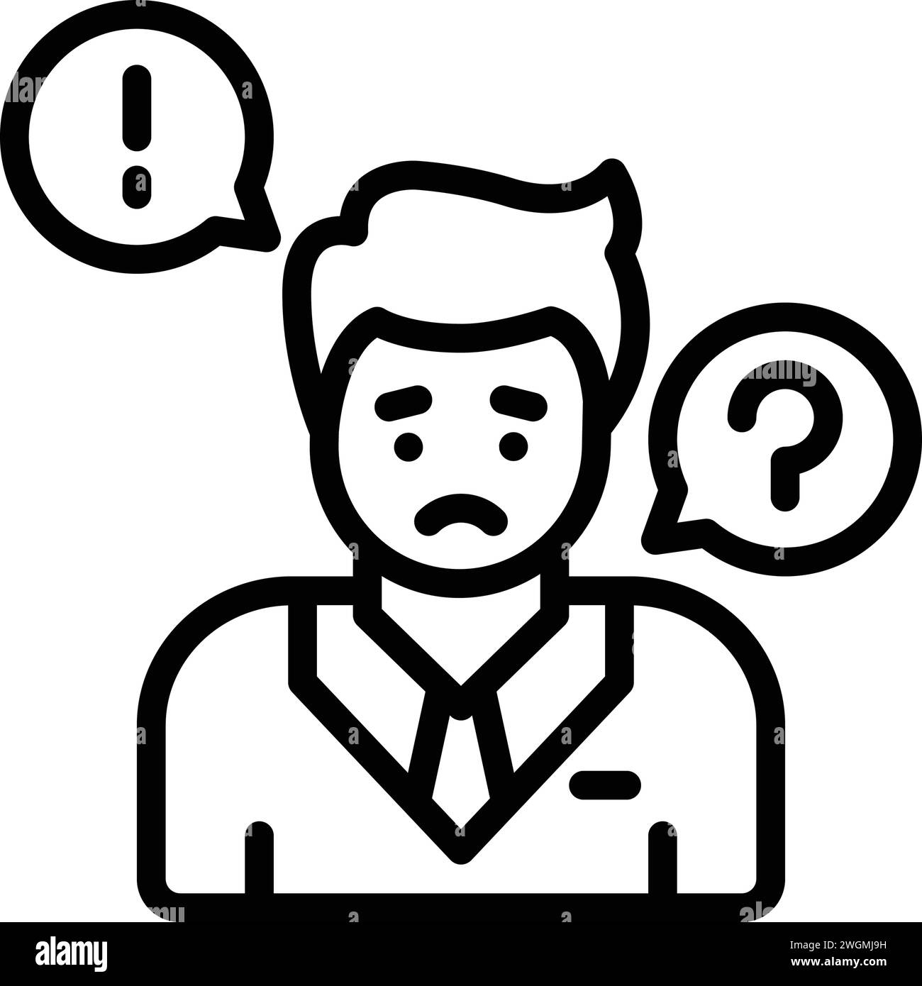 Care and concern Stock Vector Images - Alamy