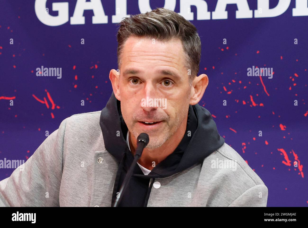 Las Vegas, United States. 05th Feb, 2024. San Francisco 49ers head ...