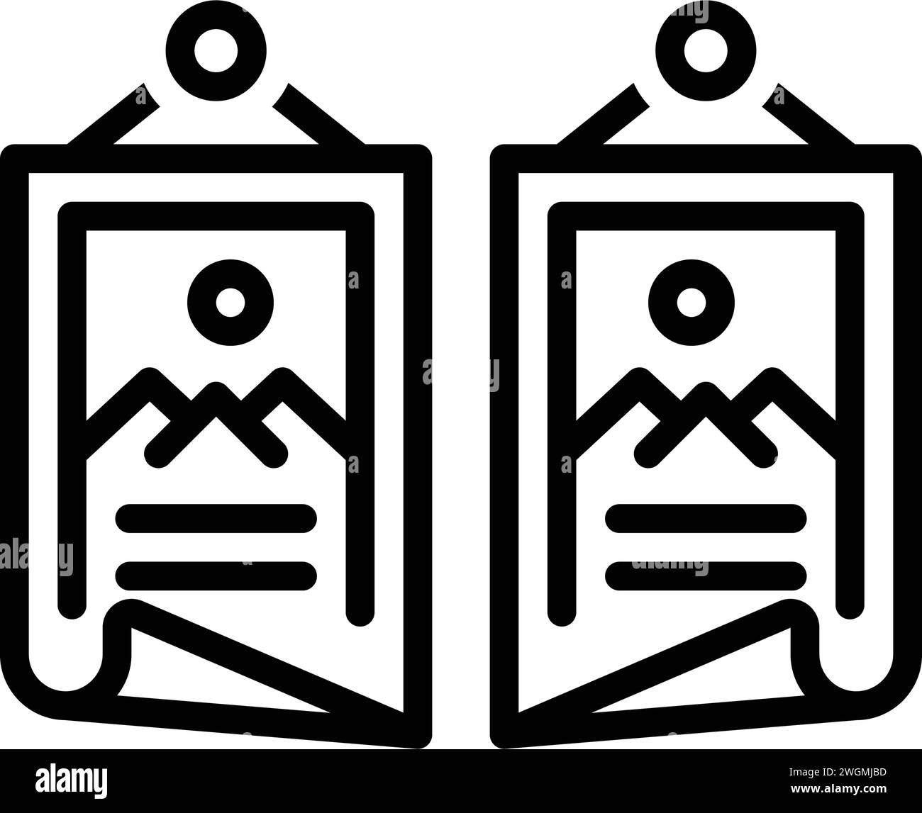 Icon for poster; placard Stock Vector Image & Art - Alamy