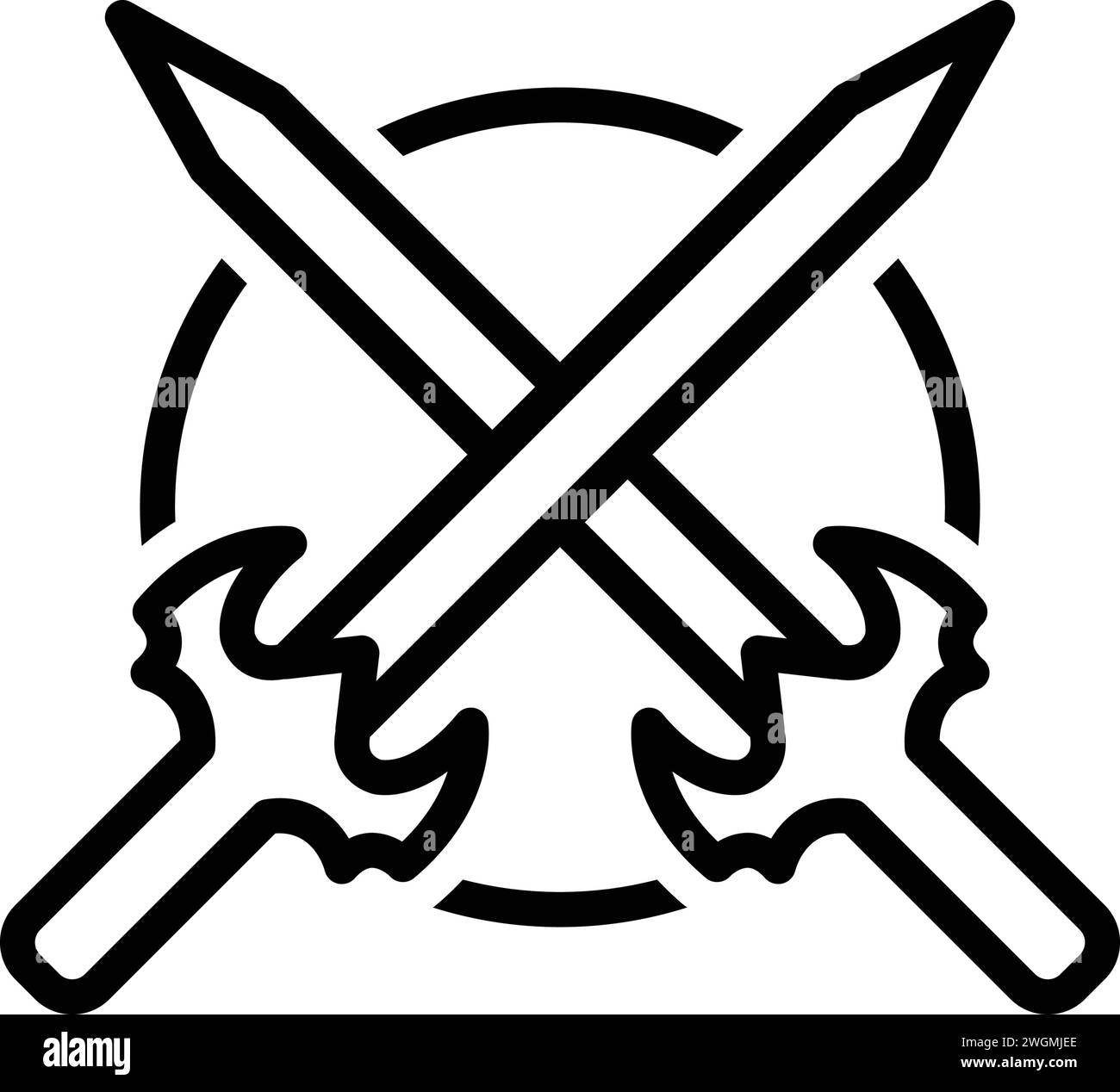 Icon for battlefield,battle Stock Vector Image & Art - Alamy