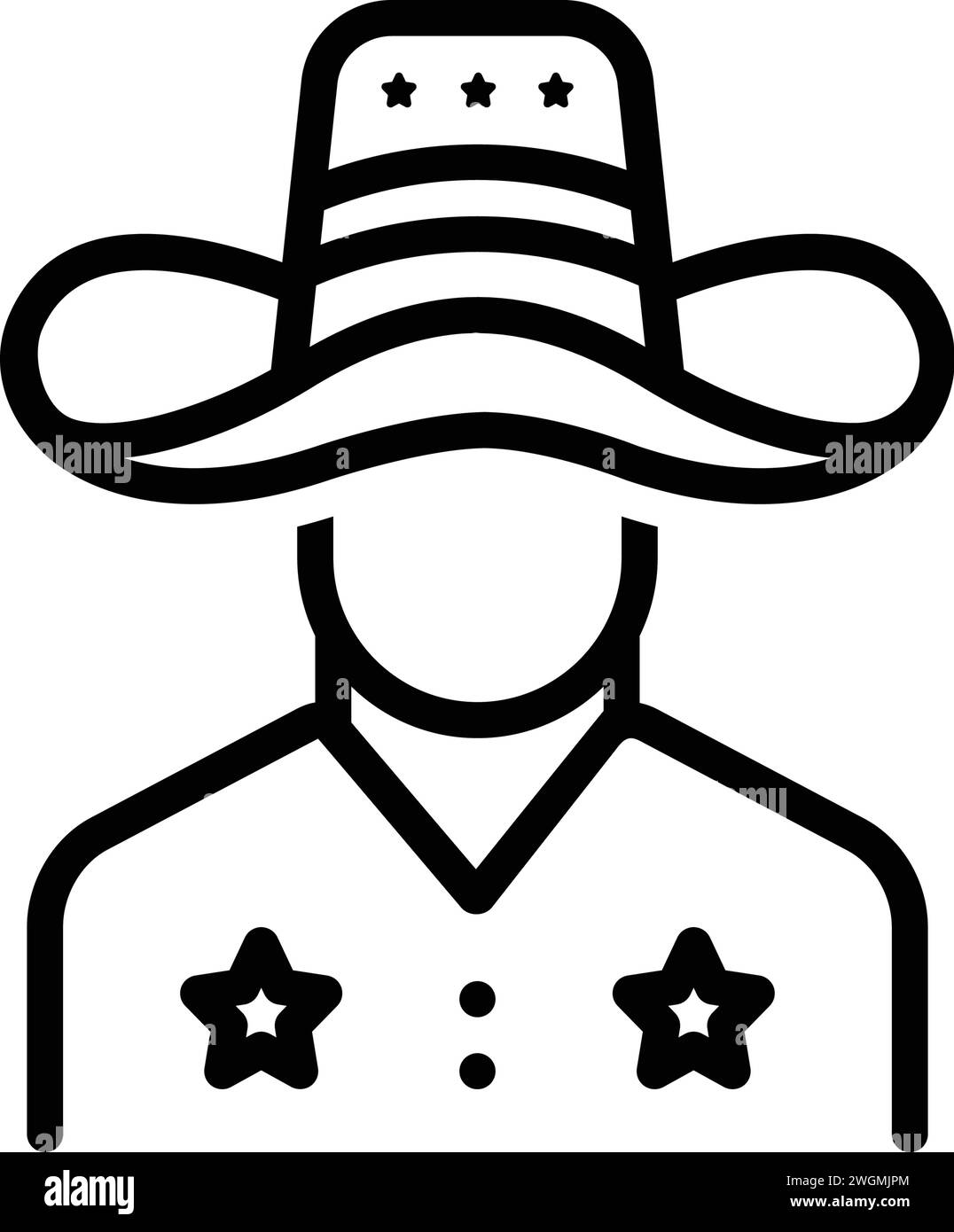 Icon for western,englishman Stock Vector Image & Art - Alamy