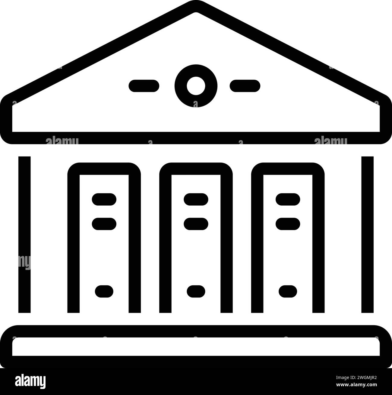 Icon for libraries Stock Vector Image & Art - Alamy