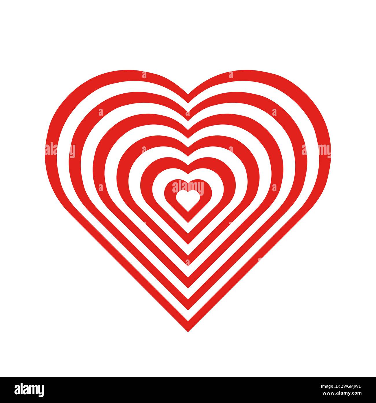 Hearts icon Stock Vector Images - Alamy