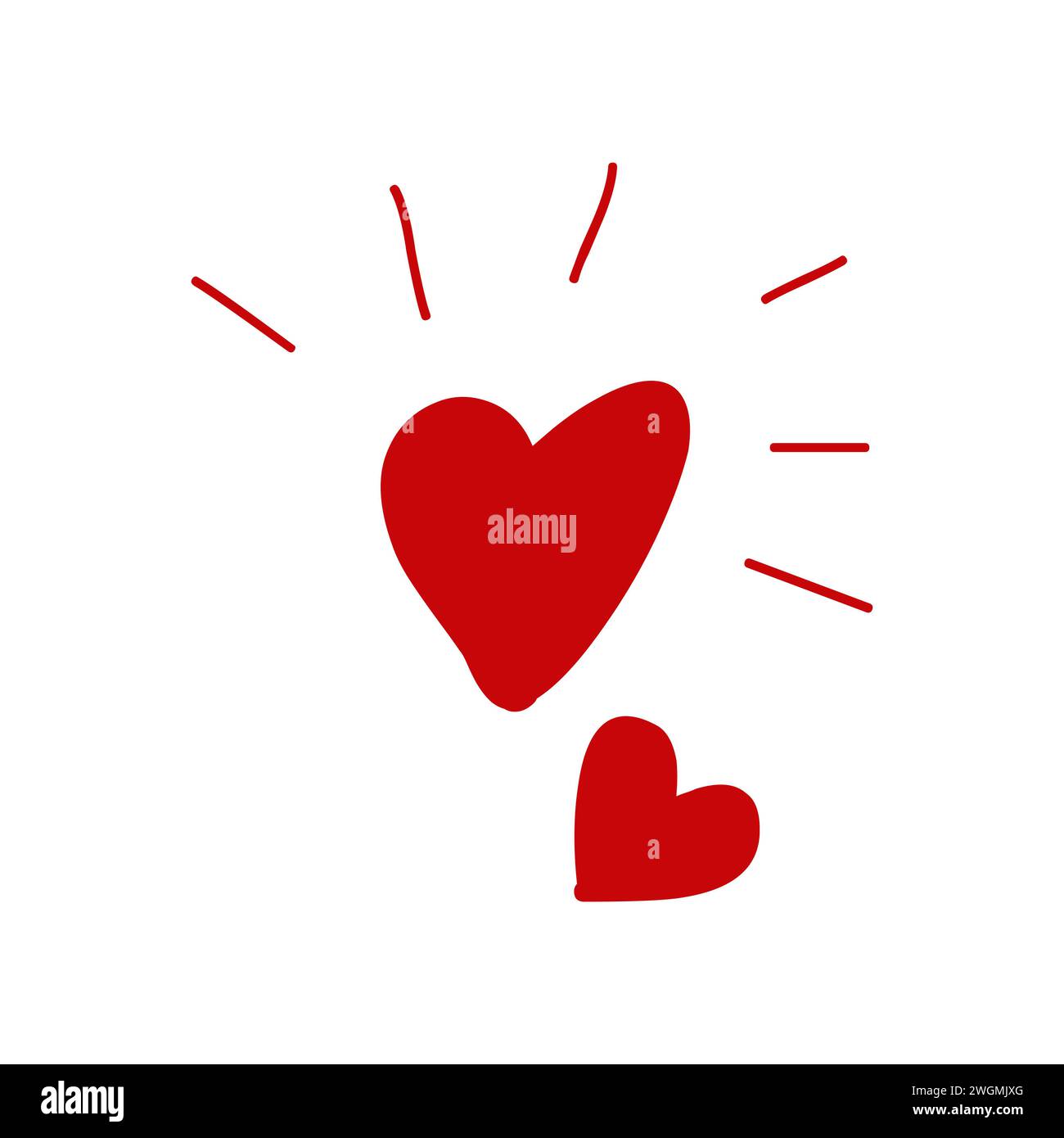 Red doodle hi-res stock photography and images - Alamy