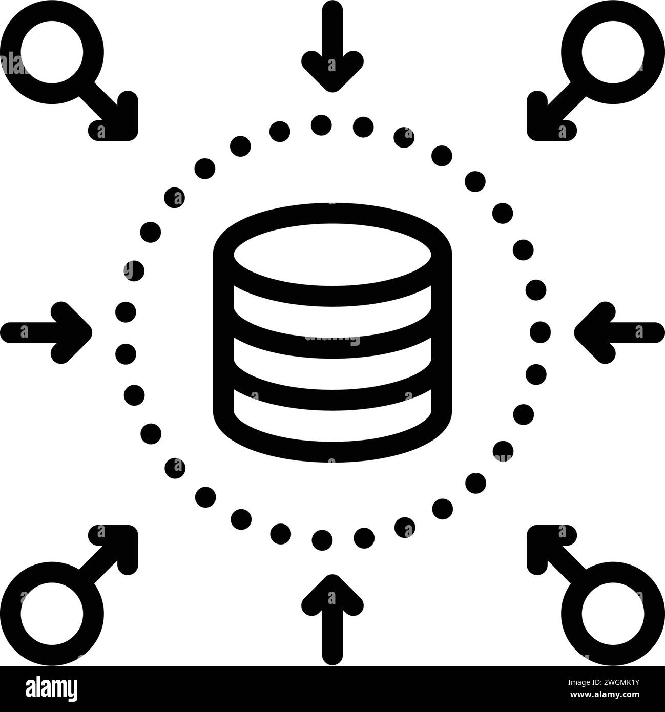 Icon for aggregate,entire Stock Vector Image & Art - Alamy