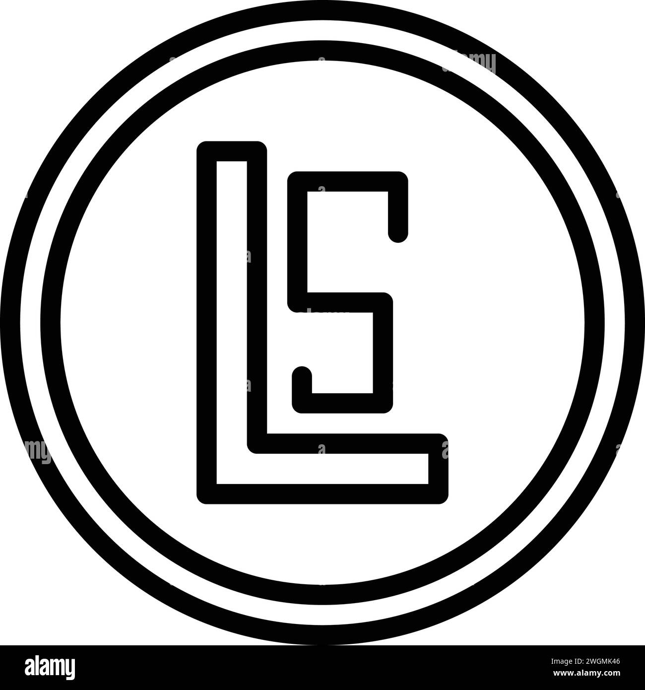 Icon for ls,monogram Stock Vector Image & Art - Alamy