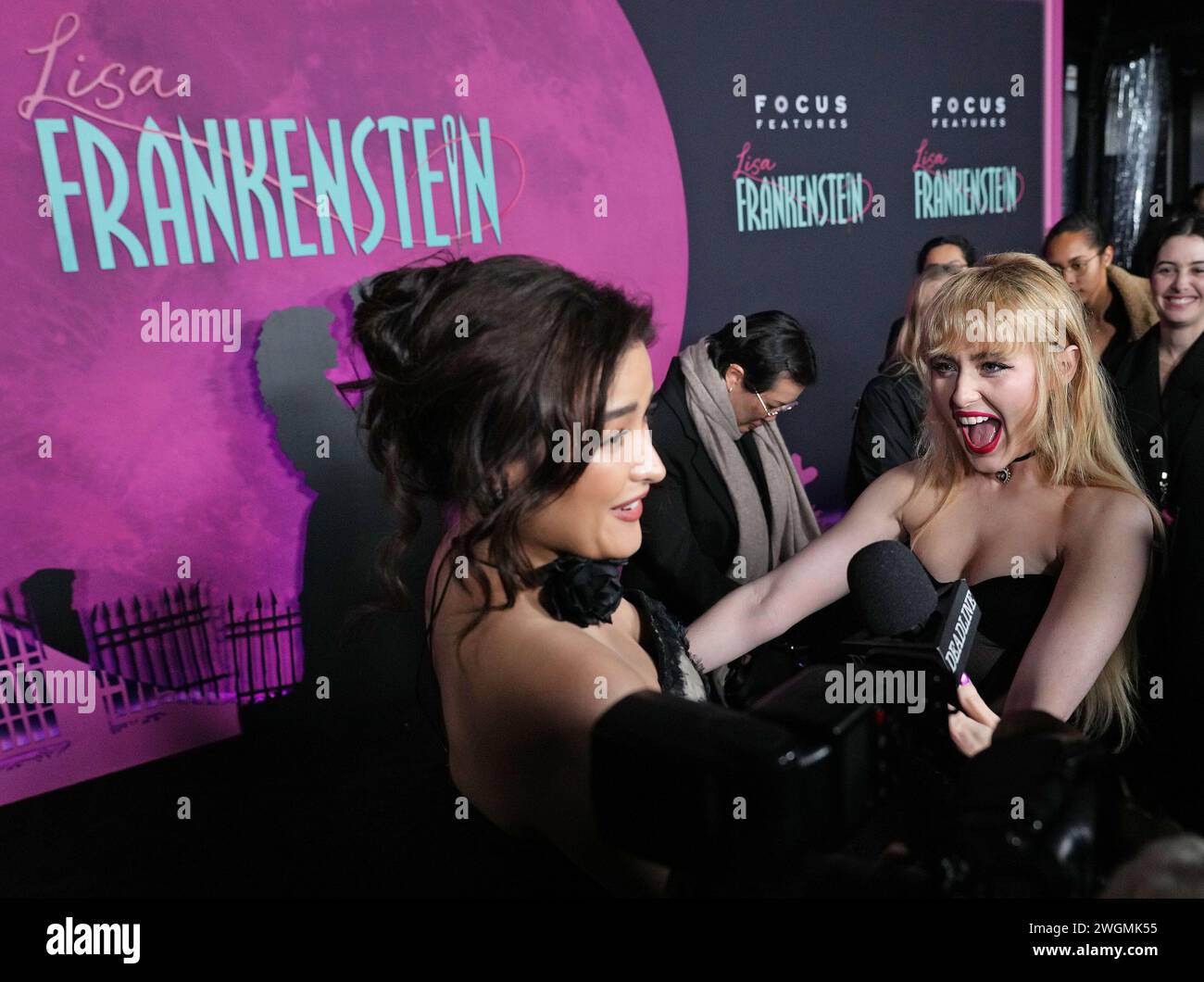 Los Angeles, USA. 05th Feb, 2024. (L-R) Liza Soberano and Kathryn Newton at the Focus Features ...