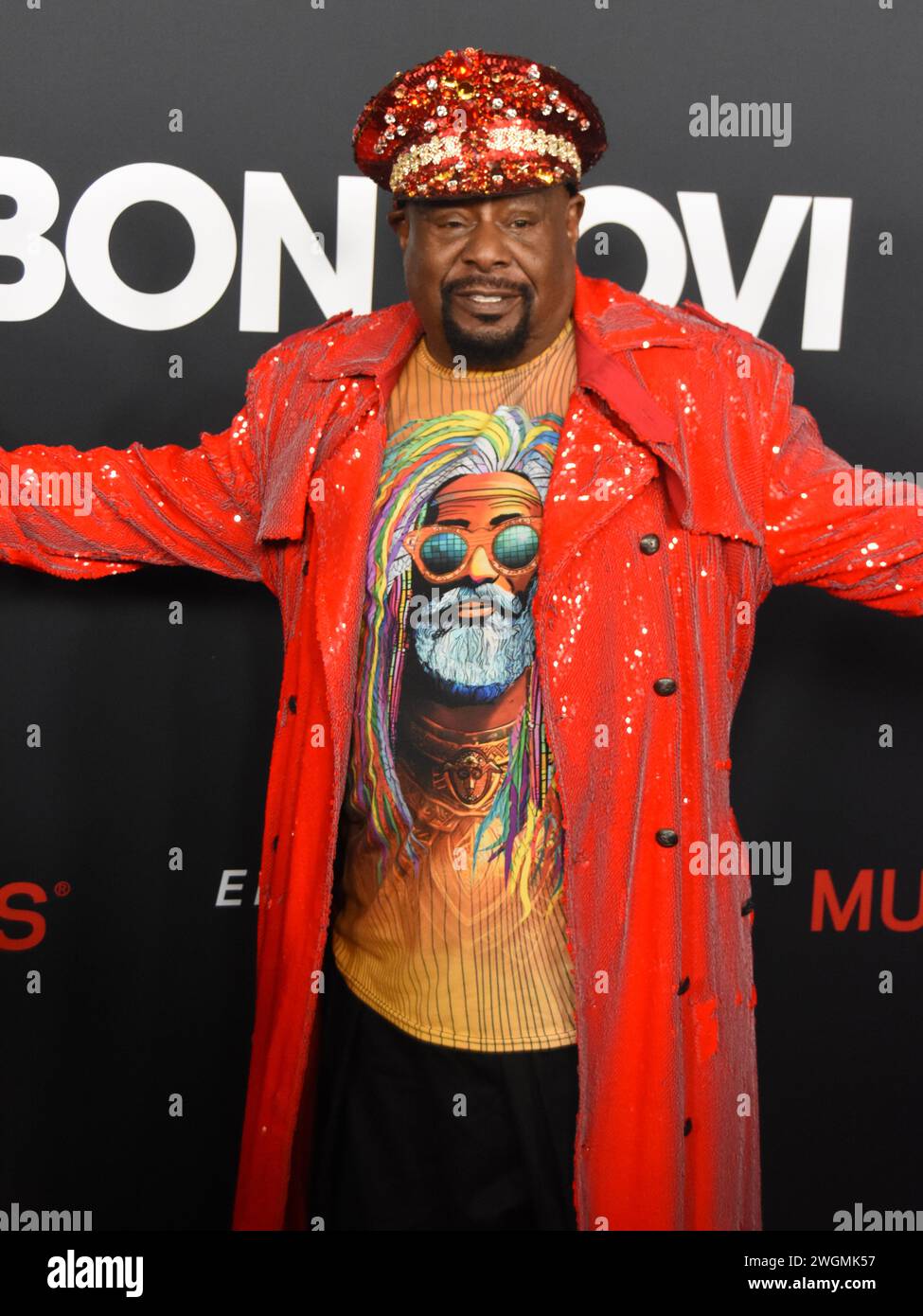 Los Angeles, California, USA 2nd February 2024 Singer George Clinton ...