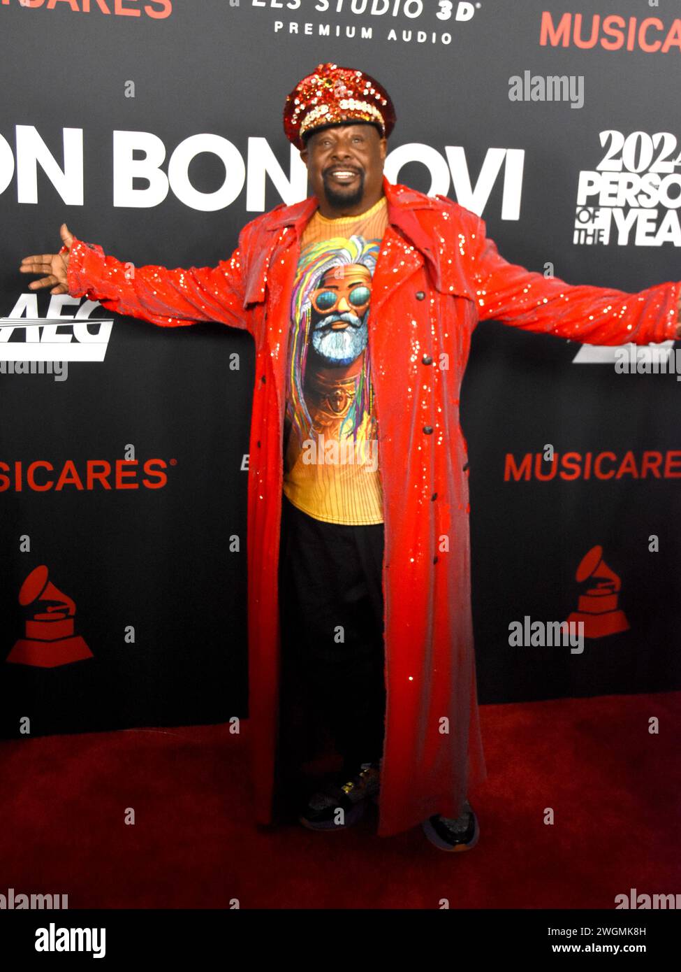 Los Angeles, California, USA 2nd February 2024 Singer George Clinton ...