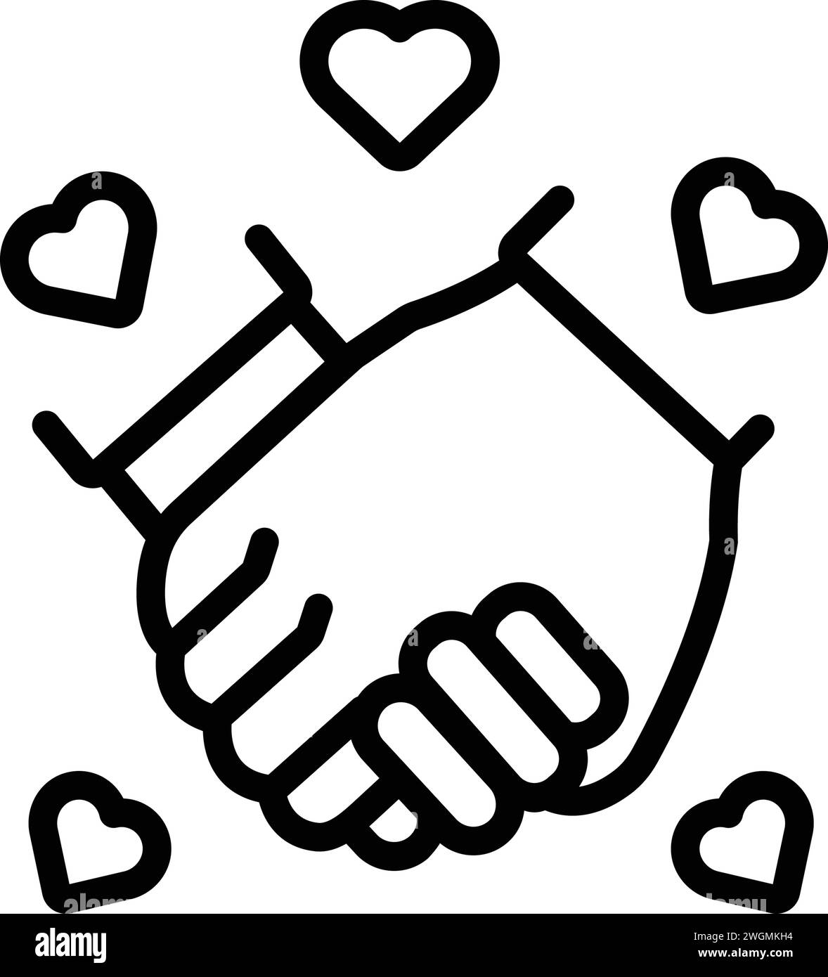 Loves silhouette hi-res stock photography and images - Alamy