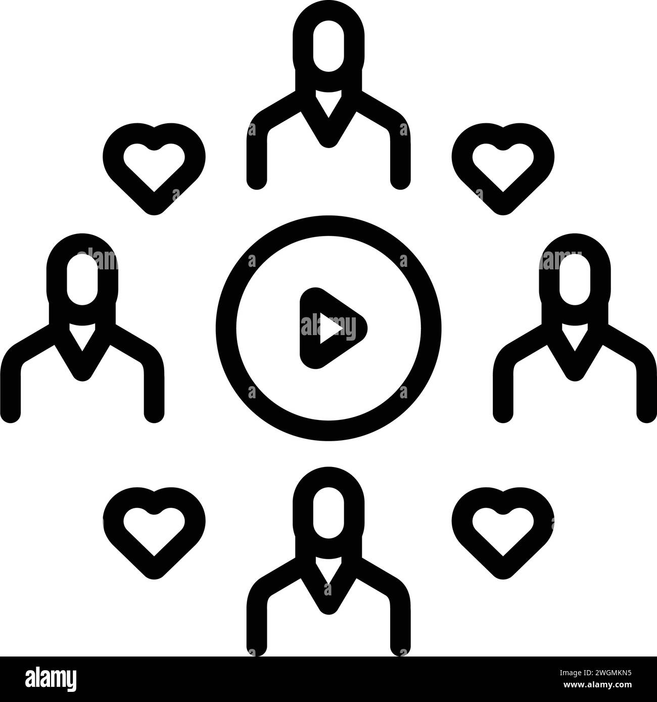 Subscriber vector vectors hi-res stock photography and images - Alamy