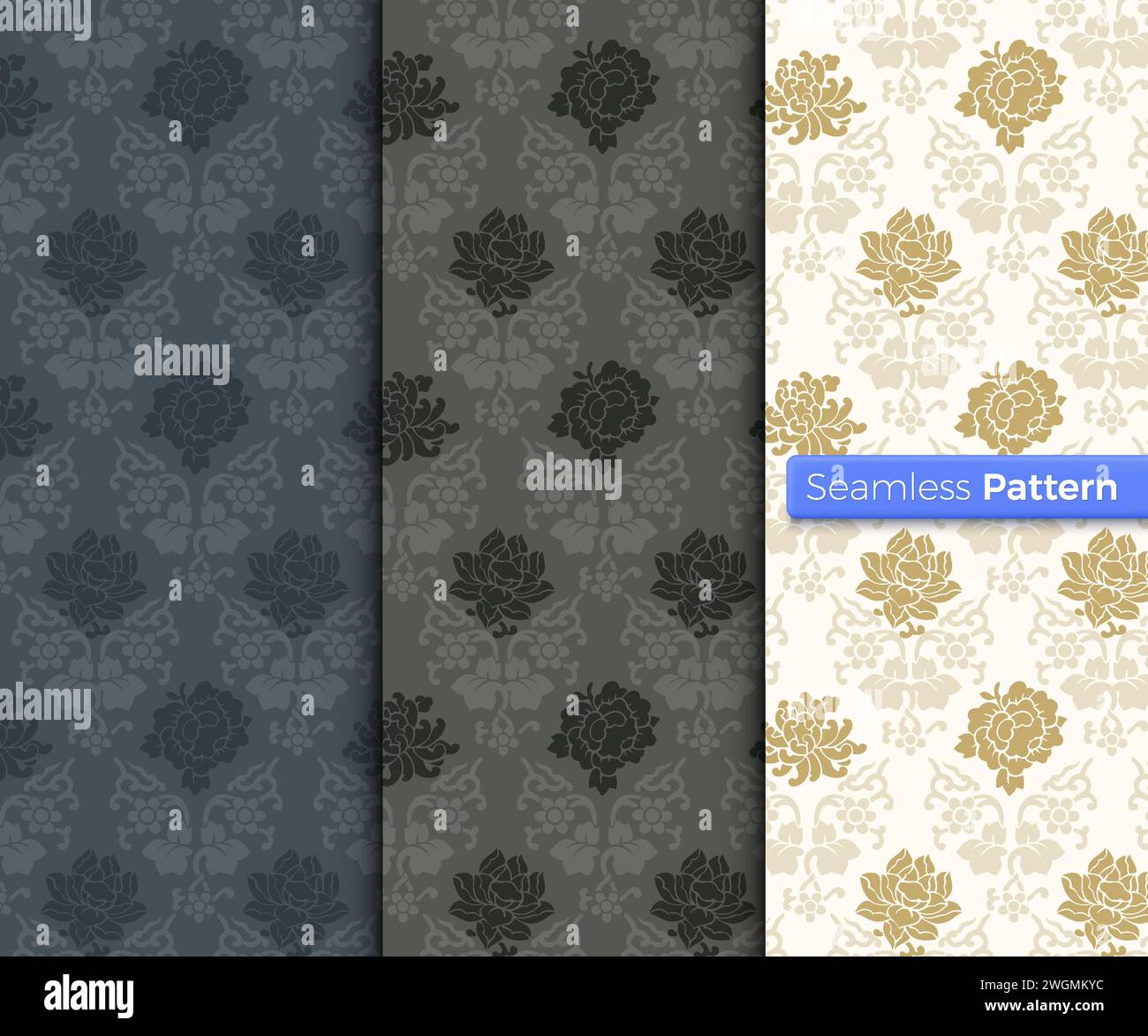 Asian lotus pattern hi-res stock photography and images - Alamy