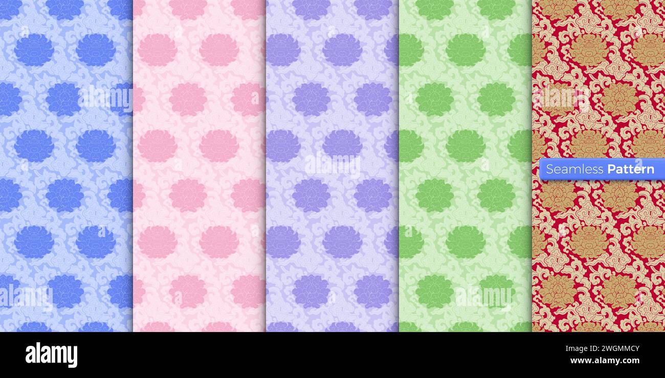 Japanese pattern print floral hi-res stock photography and images - Alamy