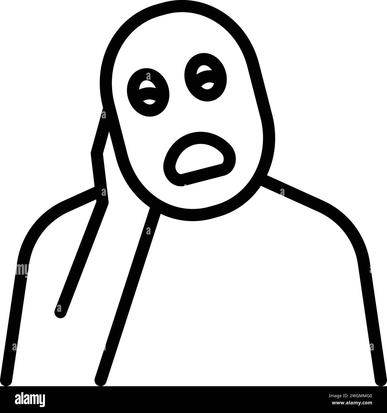 Icon for bored,gloomy Stock Vector Image & Art - Alamy