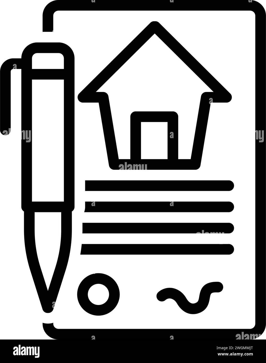 Lease agreement Stock Vector Images - Alamy