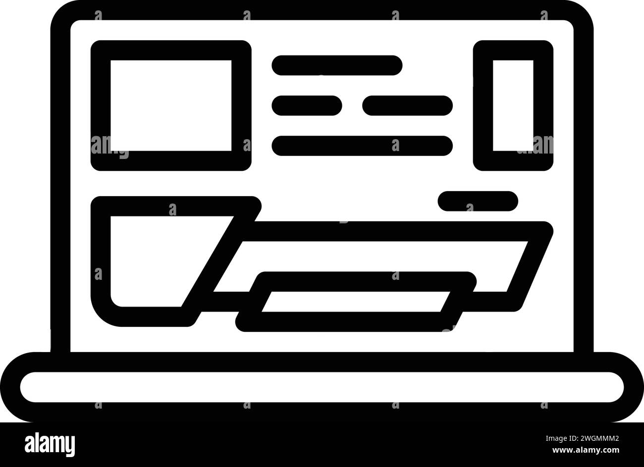 Headlines Stock Vector Images - Alamy