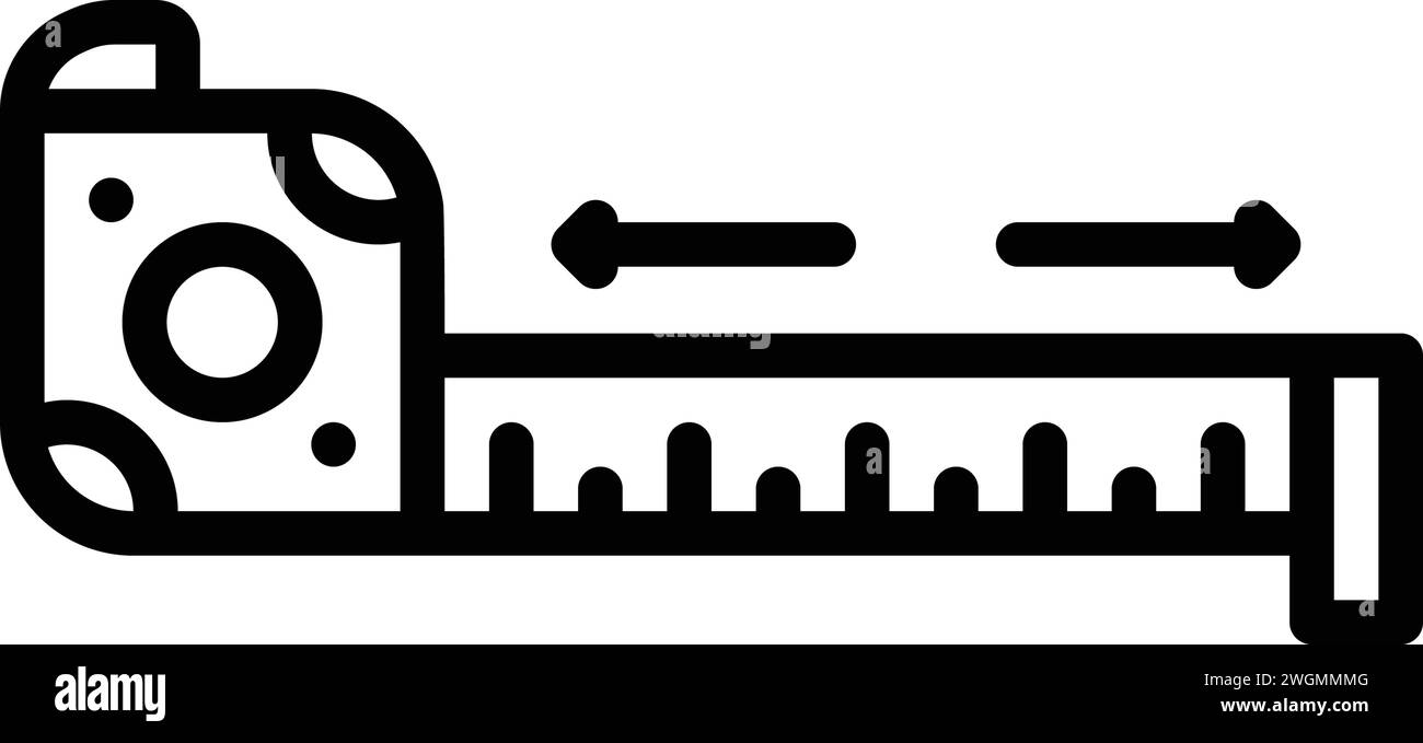 Measures of length Stock Vector Images - Alamy