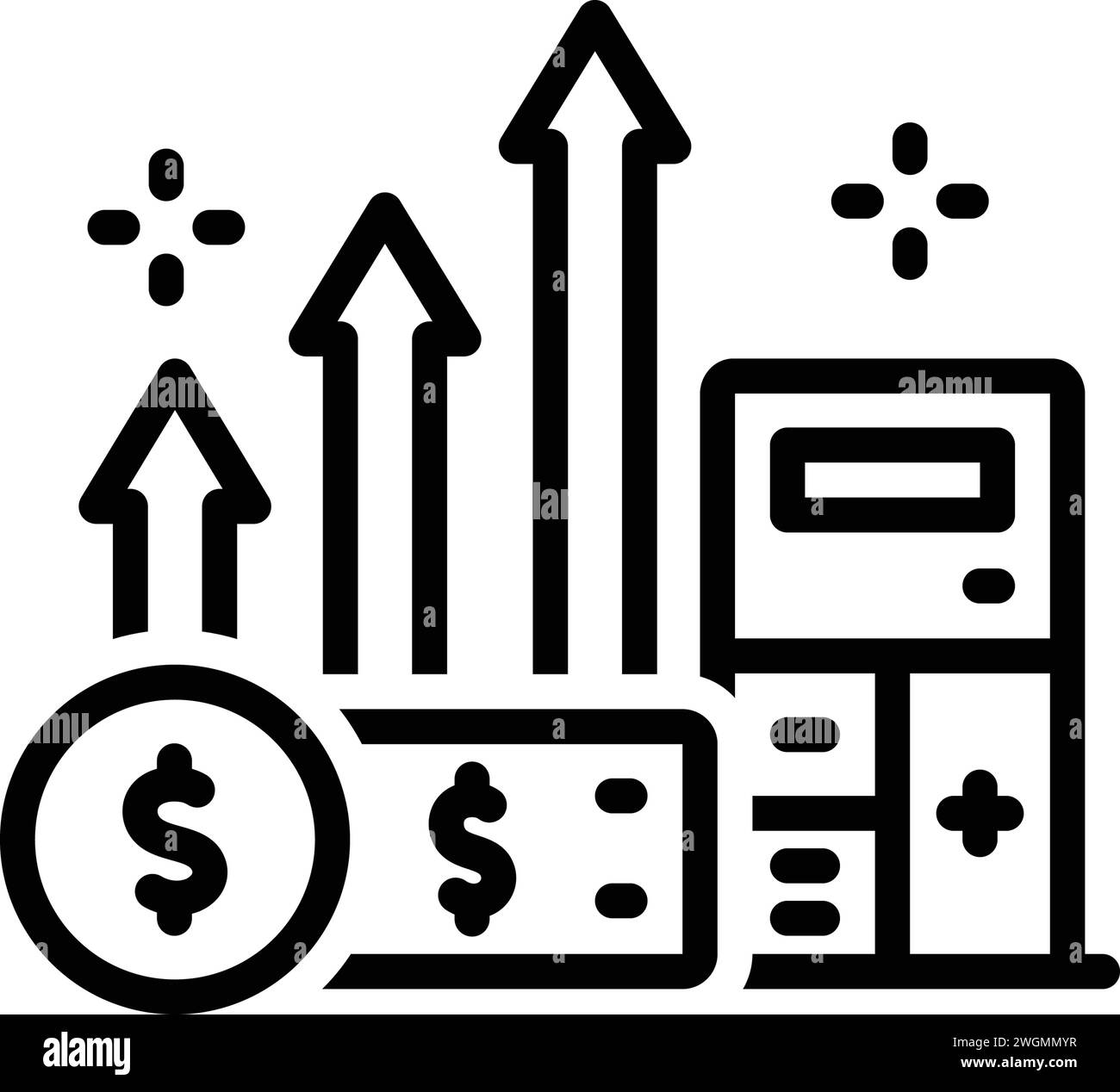 Cost logo Black and White Stock Photos & Images - Alamy