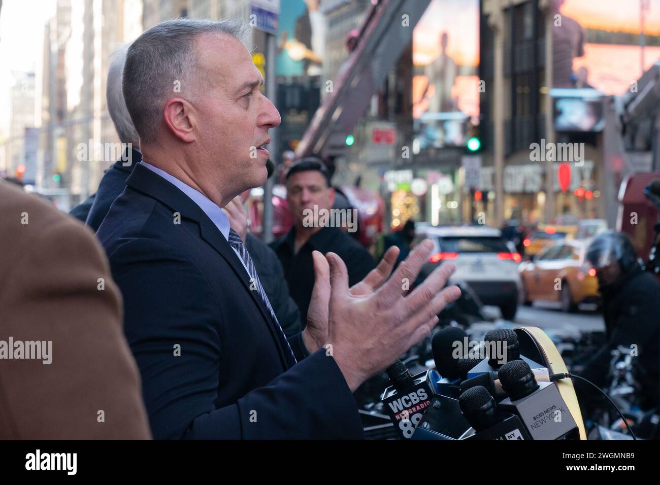 Kenneth Genalo, U. S. ICE Field Office Director speaks during ...
