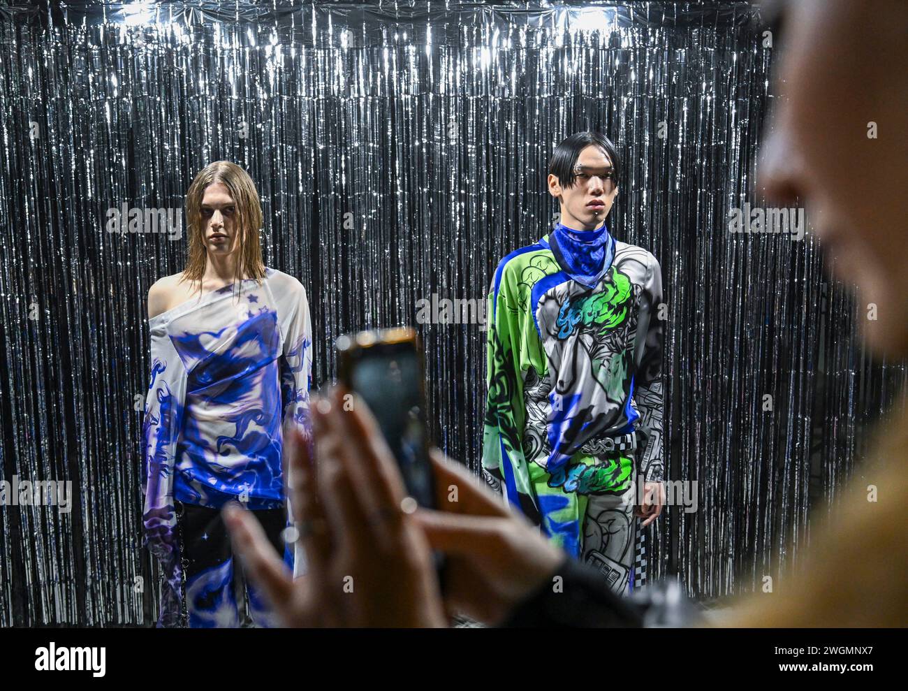 Berlin, Germany. 05th Feb, 2024. Models show creations from the Gerrit ...