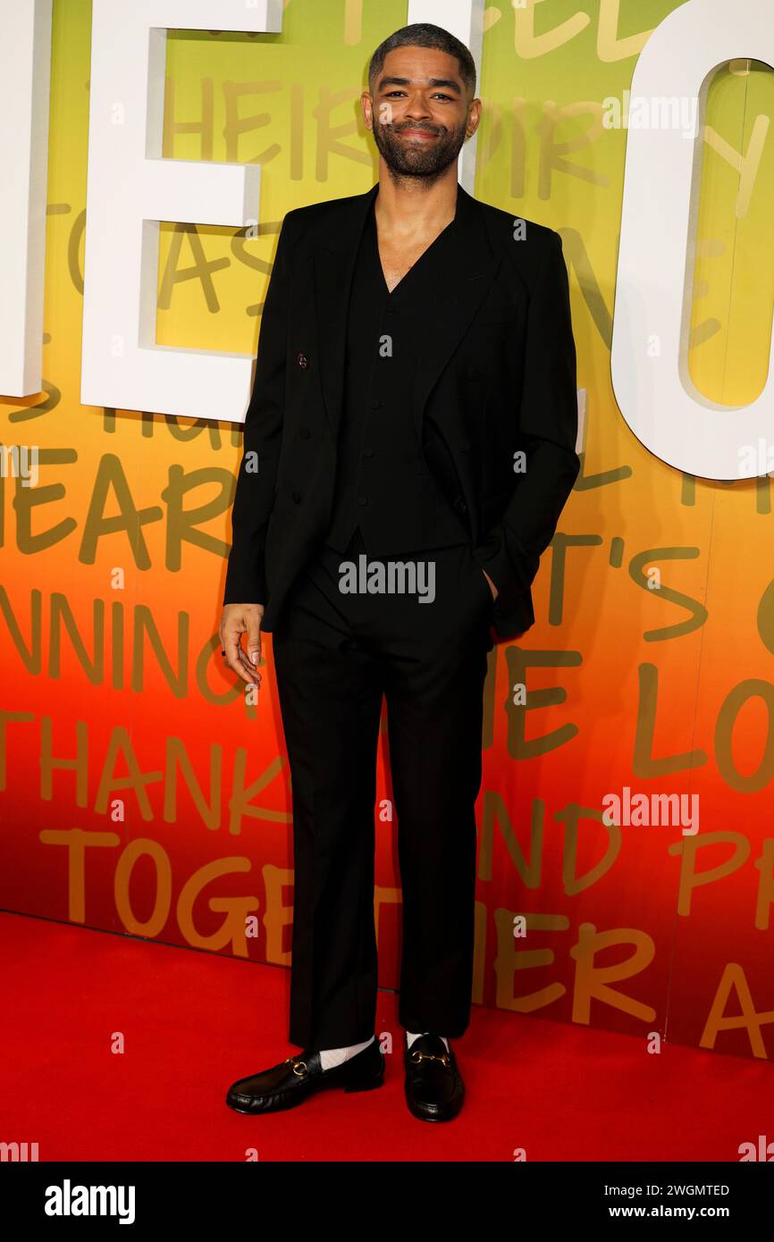 Kingsley Ben-Adir attends the UK Premiere of "Bob Marley: One Love" at ...