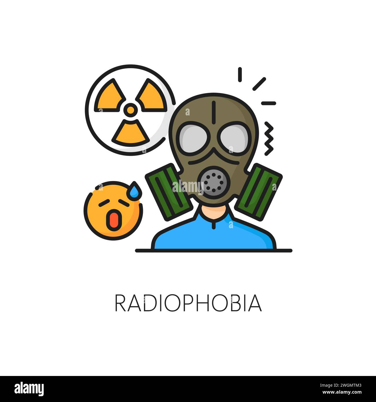 Radiophobia Stock Vector Images - Alamy