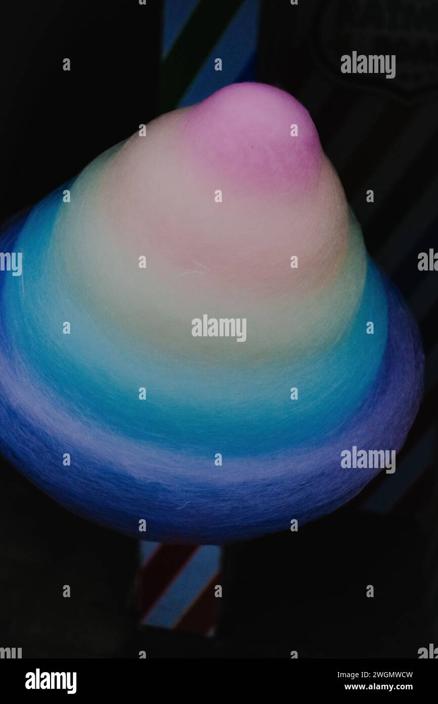 Rainbow cotton candy fairy floss, Takeshita Street, Tokyo, Japan, Totti ...