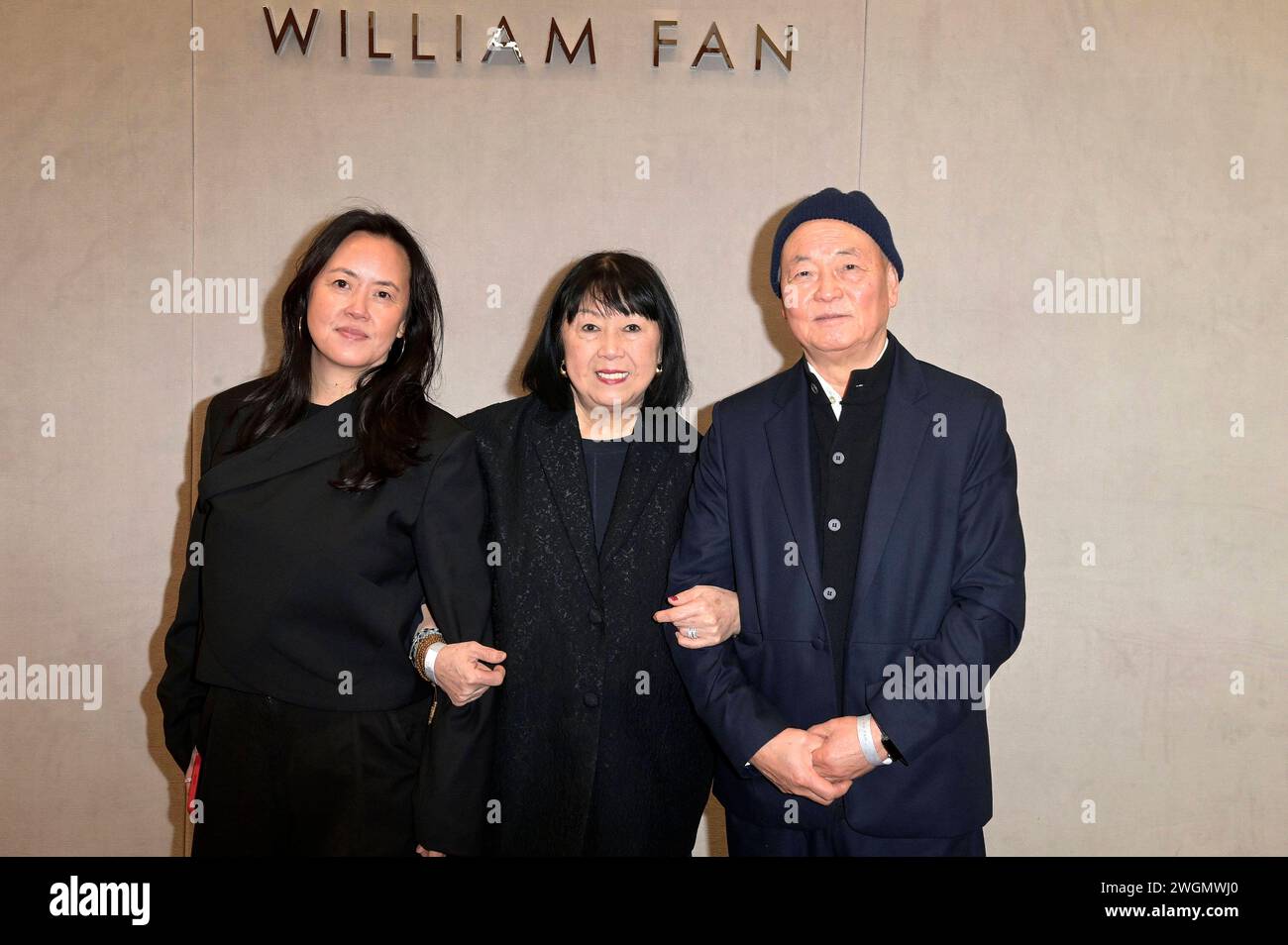 Chi Chi Fan, Wai Ying Fan und Chau Ming Fan bei der William Fan Fashion ...