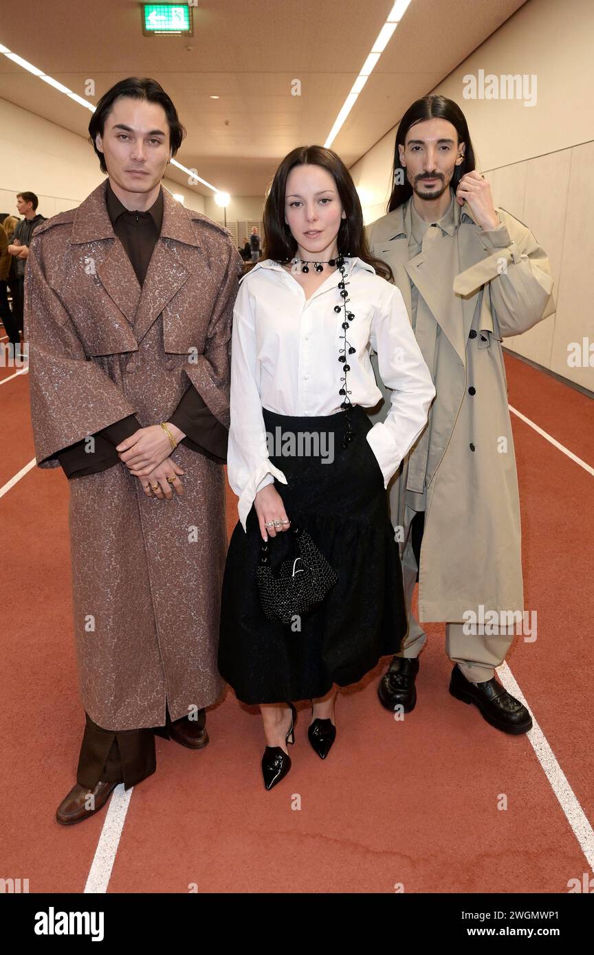 Denny Pham, Tijan Marei und Julian Daynov bei der William Fan Fashion ...