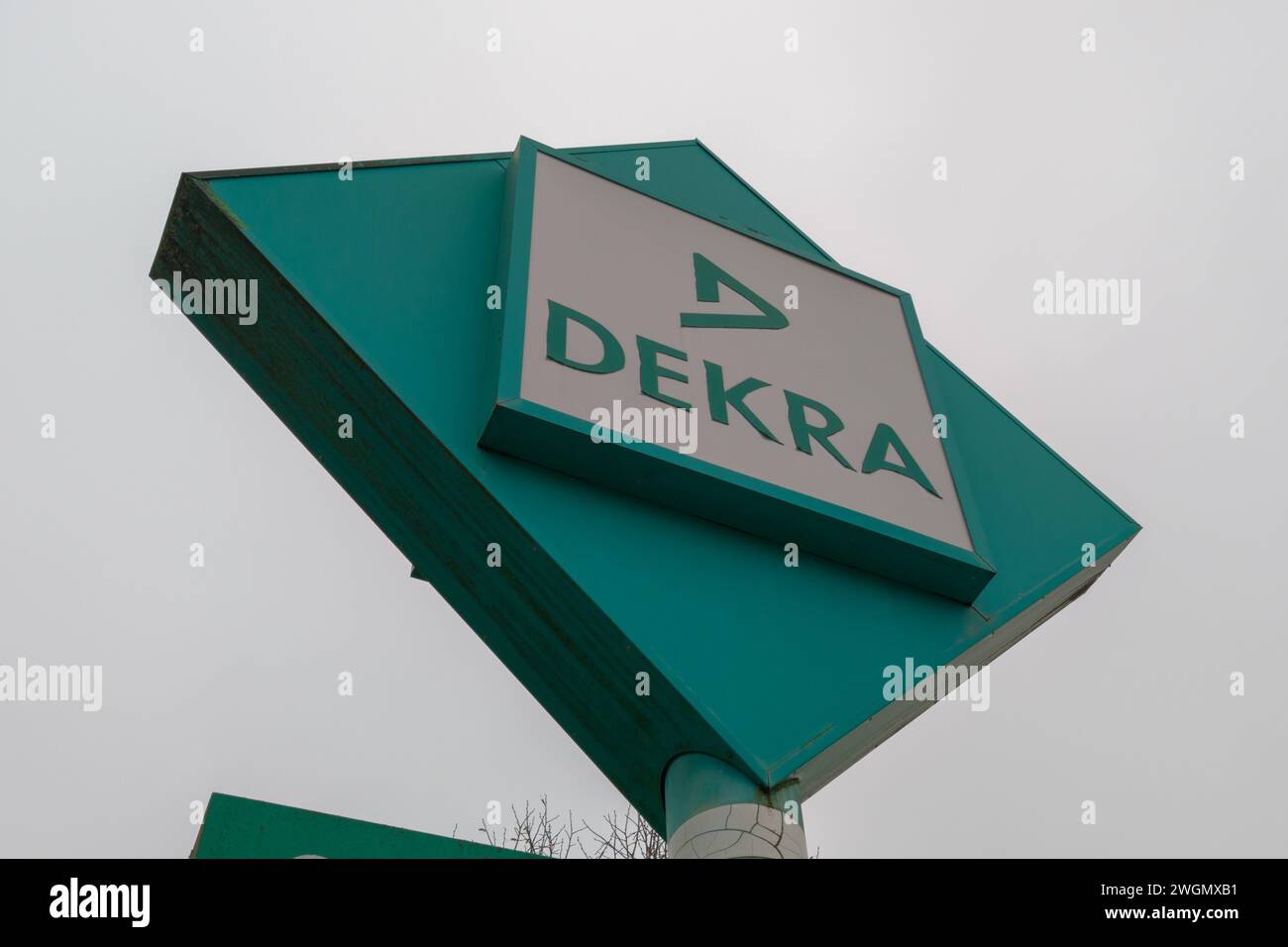 Bordeaux , France - 02 05 2024 : Dekra automotive solutions logo brand ...