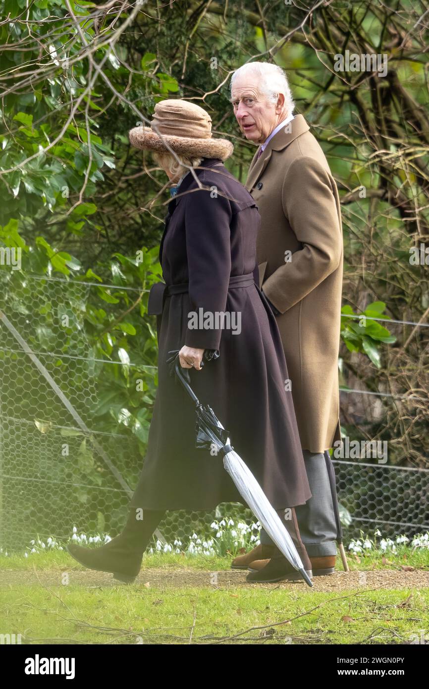 Pic dated Feb 4th shows last images of King Charles and Queen Camilla ...