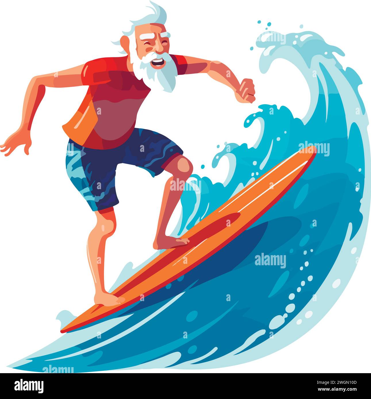 Ride on water Stock Vector Images - Alamy