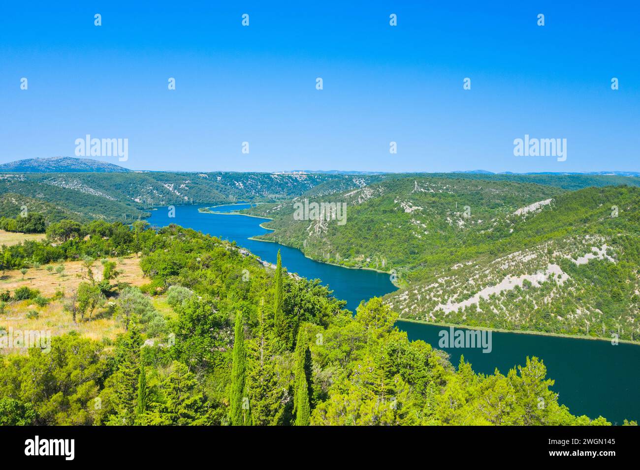 Cikola river canyon in inland Dalmatia, Croatia Stock Photo - Alamy