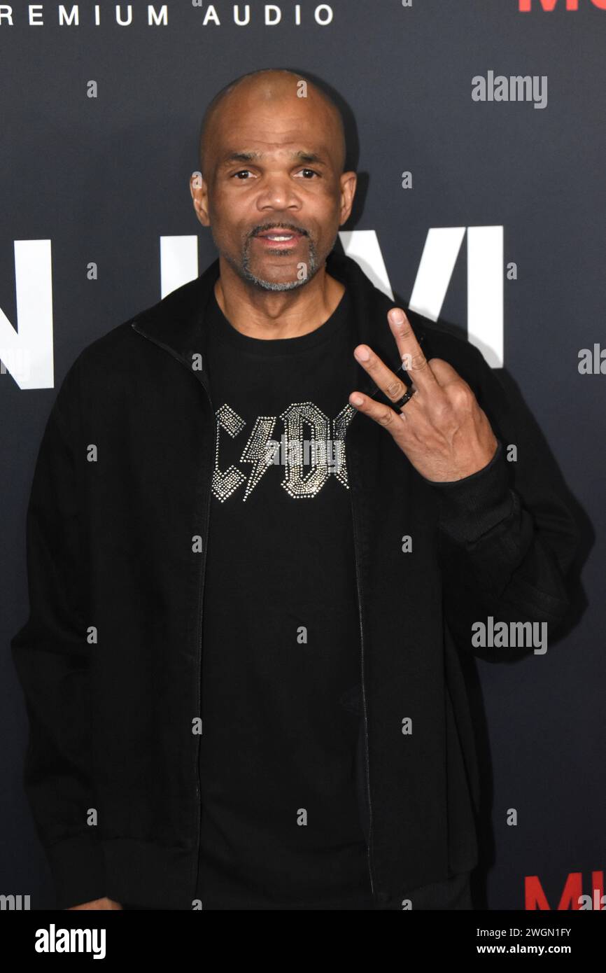 Los Angeles, California, USA 2nd February 2024 Rapper Darryl McDaniels ...