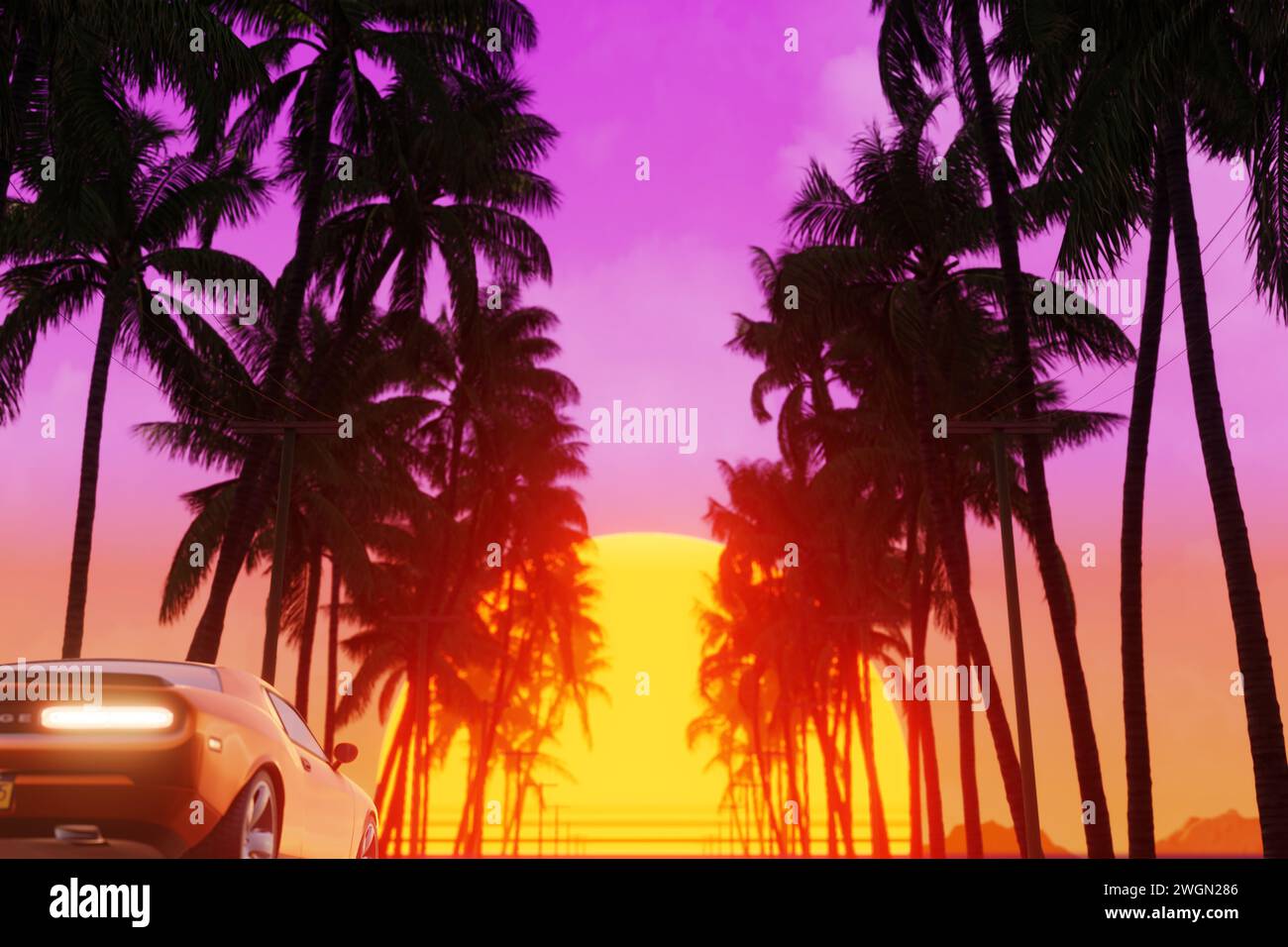 3D illustration Background for advertising and wallpaper in nature and ...