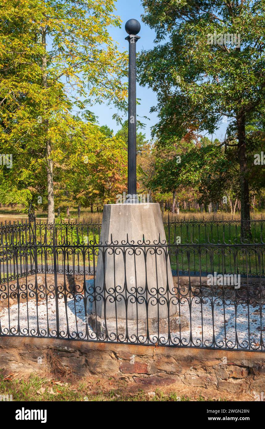The Cowpens National Battlefield Park, in South Carolina, Major ...