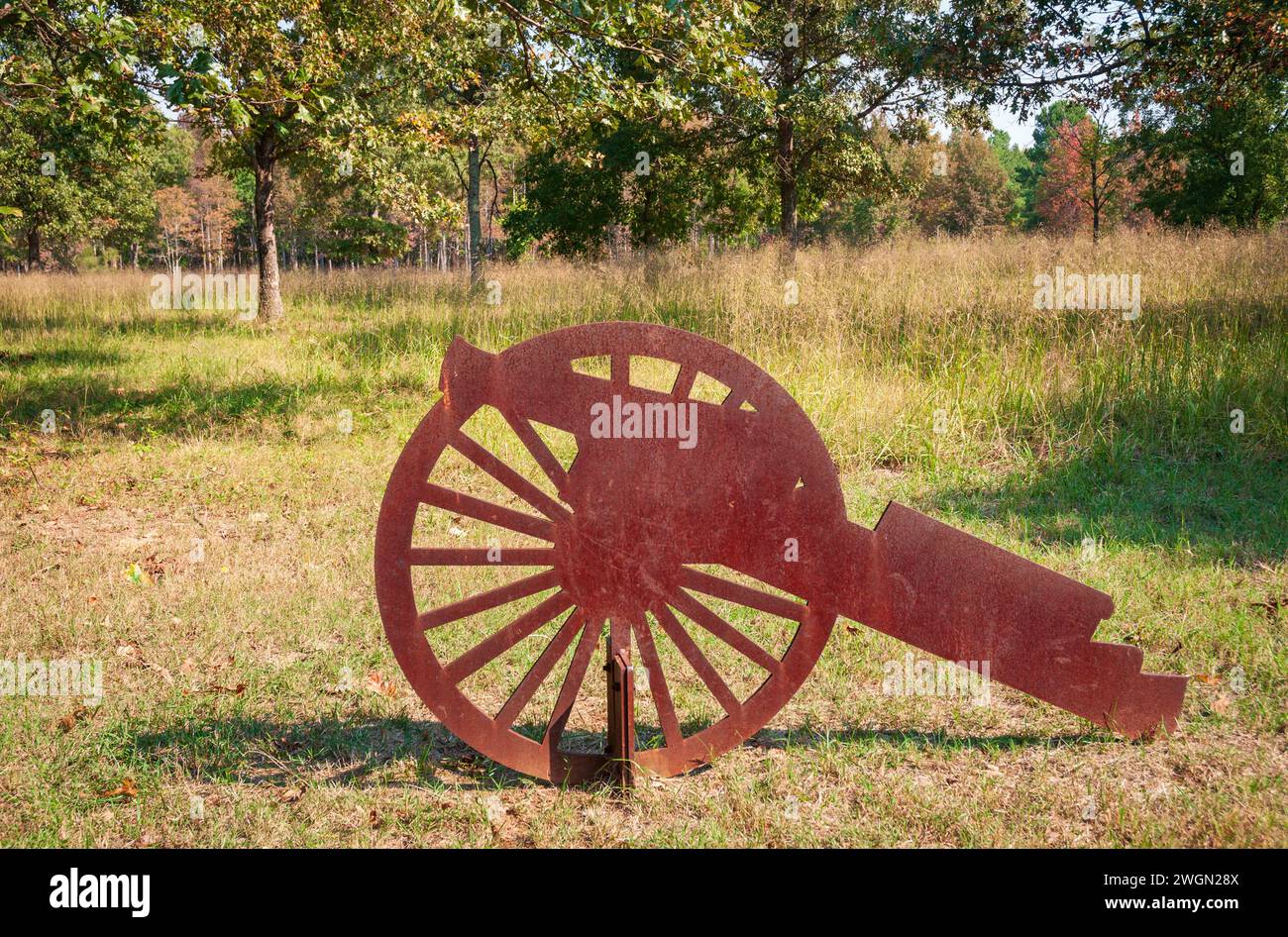 The Cowpens National Battlefield Park, in South Carolina, Major ...
