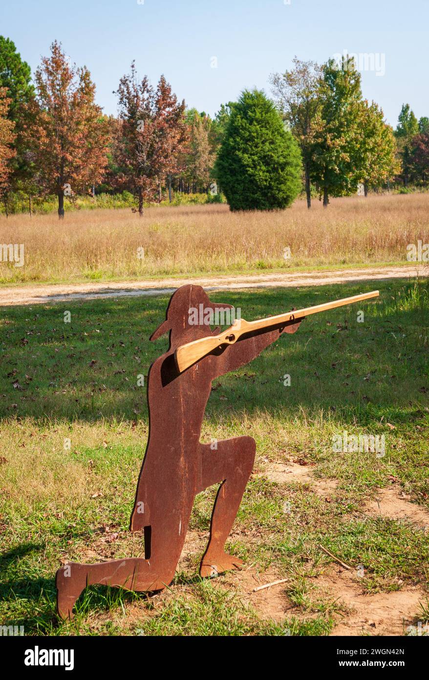 The Cowpens National Battlefield Park, in South Carolina, Major ...